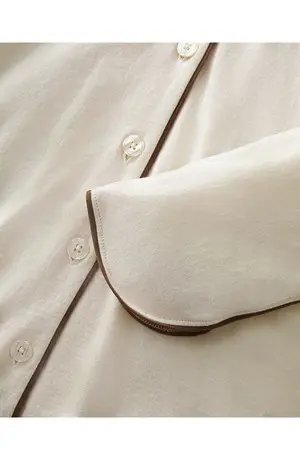PETITE PLUME Margaux Lightweight Pima Cotton Pajamas