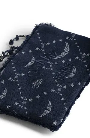 Zadig&Voltaire Angel Denim Clutch - Silent