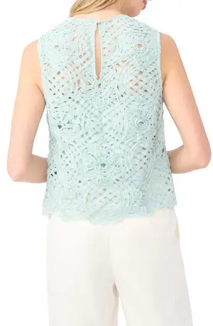 Ted Baker London Hazel Sheer Lace Shell