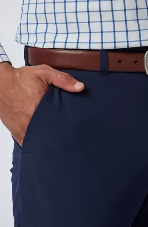 Mizzen+main Helmsman Athletic Fit Performance Chinos - Navy