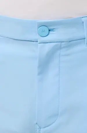 Mizzen+main Helmsman Flat Front Performance Golf Shorts - Cloud Blue
