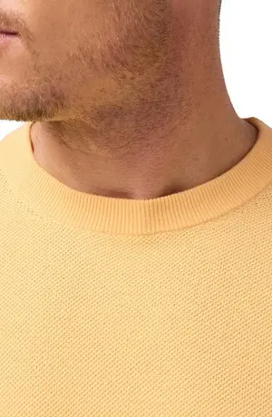 Mizzen+main Ashe Crewneck Cotton-blend Sweater