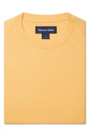 Mizzen+main Ashe Crewneck Cotton-blend Sweater