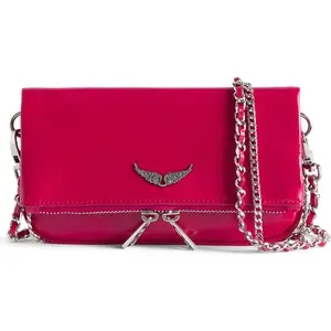 Zadig&Voltaire Rock Nano Patent Leather Clutch