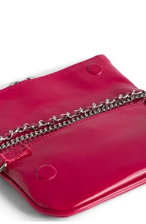 Zadig&Voltaire Rock Nano Patent Leather Clutch