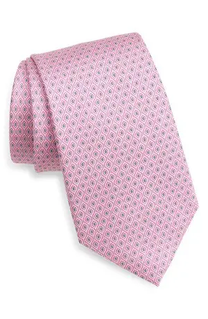 Nordstrom Jacquard Silk Neck Tie - Pink