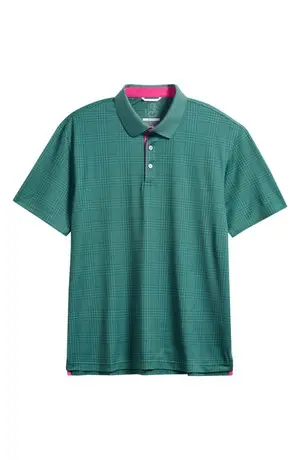 SWANNIES Bobby Check Performance Golf Polo