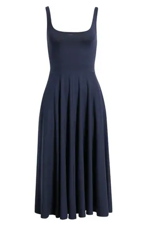 REFORMATION Rou Jersey Midi Dress - Midnight