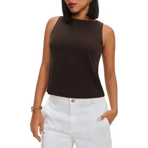 REFORMATION Pears Knit Tank - Mole