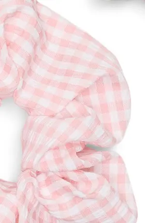 Bp. Gingham Scrunchies 3 Pack - Multi Pink