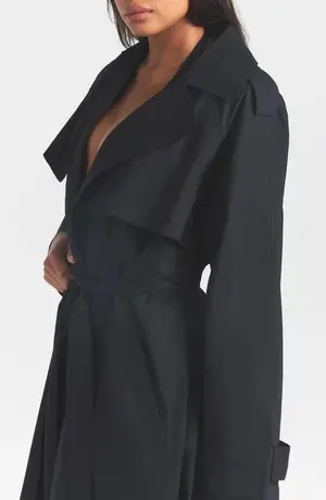SKIMS Oversized Trench Coat - Onyx