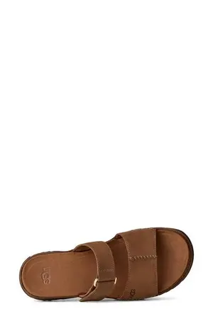 UGG Goldengaze Slide Sandal - Dark Chestnut
