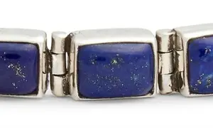 Caputo & Co Reversible Lapis Link Bracelet