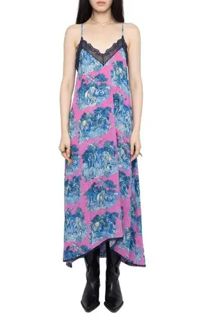 Zadig&Voltaire Risty Wild Jungle Print Slipdress - Lady