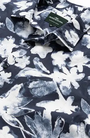 Rodd & Gunn Windstock Floral Short Sleeve Cotton Button-up Shirt