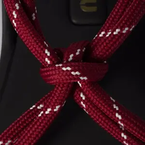 Miu Miu Riviere Cord And Leather Sandals - Amaranth Red