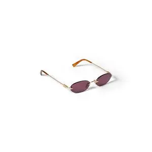 Miu Miu Oval Sunglasses - Ruby Lenses