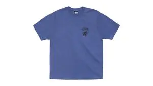 StÜssy Long Haul Pigment Dyed Tee Shirt - Indigo