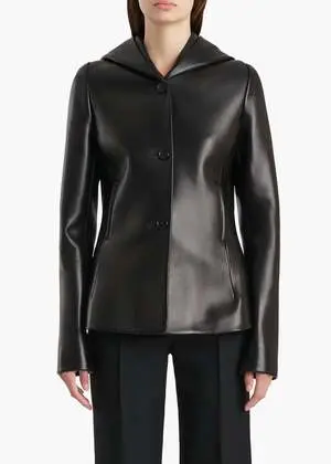 Khaite June Leather Jacket