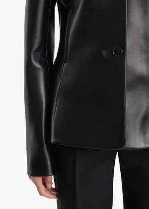 Khaite June Leather Jacket
