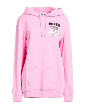 Moschino Cotton French Terry Sweatshirt - Pink