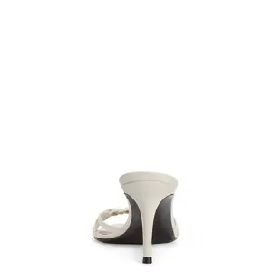 GIUSEPPE ZANOTTI Intriigo Braid 70 Mules - Ivory
