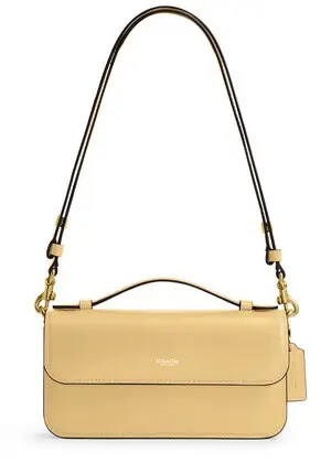 COACH Elora Leather Cross-body Bag - Cream