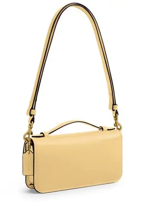COACH Elora Leather Cross-body Bag - Cream