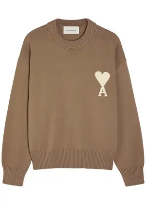Ami Paris Printed Sweaters For Men