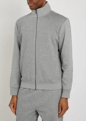 BOSS Melange Cotton-blend Sweatshirt