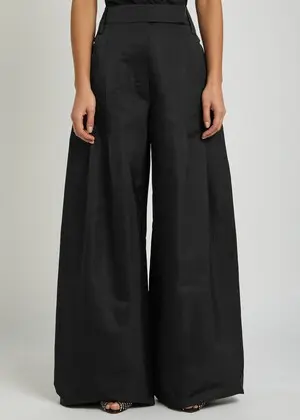 PATRICK MCDOWELL Alexandra Wide-leg Silk Trousers