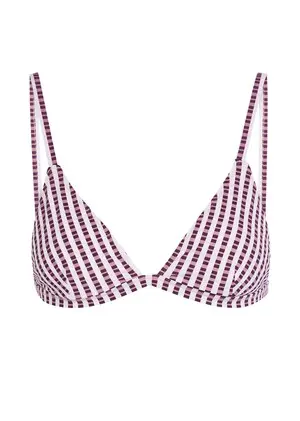 NOUNOU Coco Triangle Bikini Top - Pink