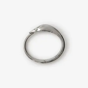 Burberry Duck Cuff In Palladium-plated Brass