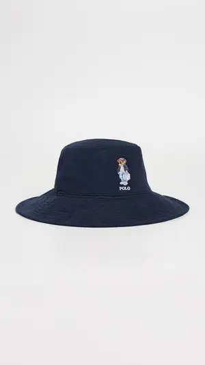 Polo Ralph Lauren Embroidered Bear Bucket Hat