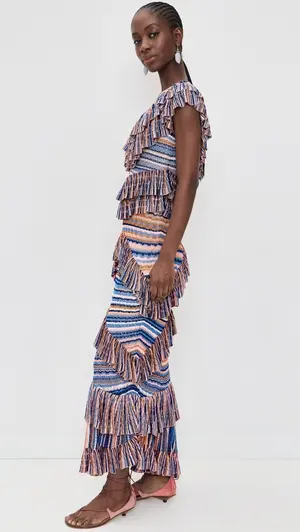 Ulla Johnson Raina Ruffle Maxi Dress