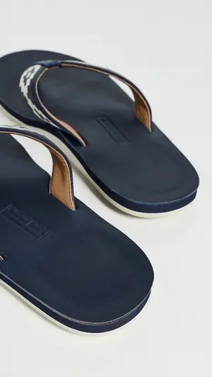HARI MARI Camino Flip Flops - Navy