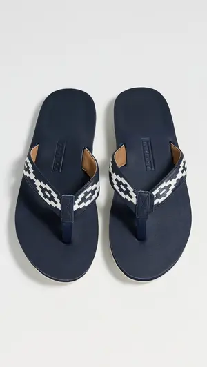 HARI MARI Camino Flip Flops - Navy