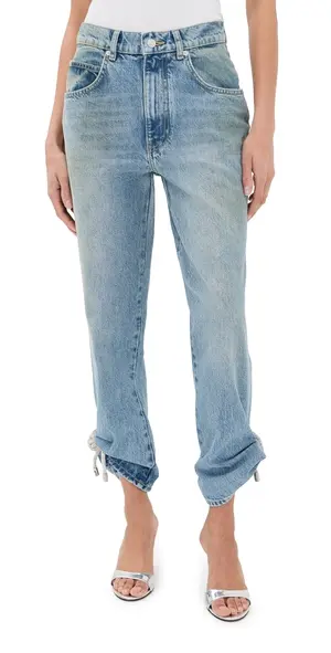 Knot Detailing Jeans For Women