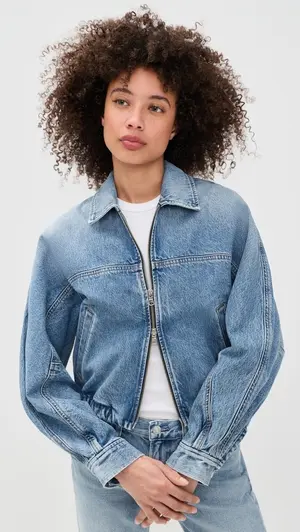 AGOLDE Dixon Cocoon Bomber Jacket - Outbreak