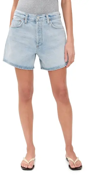 Agolde Button Detailed Shorts For Women