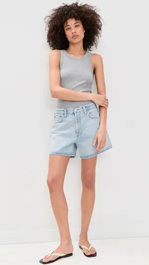 AGOLDE Leith Denim Shorts - Convert