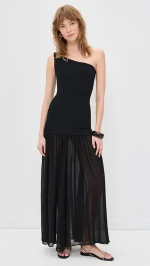 Hunza G Nancy Hybrid Dress