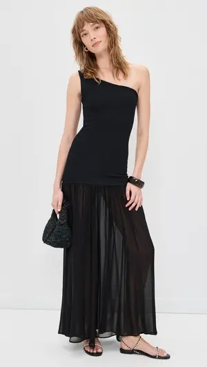 Hunza G Nancy Hybrid Dress
