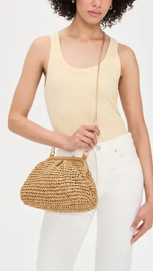 L*Space Harmony Raffia Bag