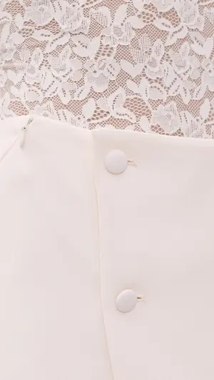 Good American Luxe Suiting Skort - Soft Shell