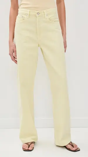 AGOLDE Arc Jeans - Lemon Zest