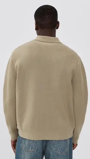 LES DEUX Fischer Cotton Milano Zip Jacket