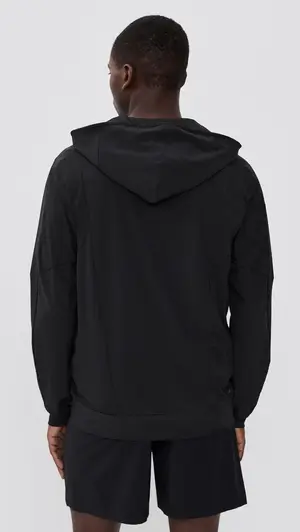 Adidas Full Zip Stretch Hooded Sweatshirt
