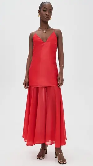MARQUES' ALMEIDA Laye Strappy Maxi Dress