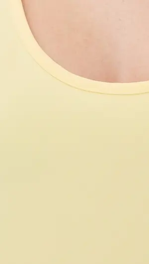 Wardrobe.NYC Matte Tank Dress - Lemon